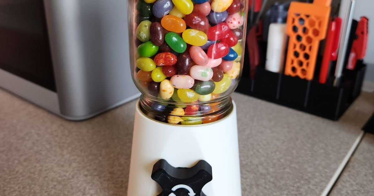 Simple Mason Jar Candy Machine by Carl Belcher | Download free STL ...