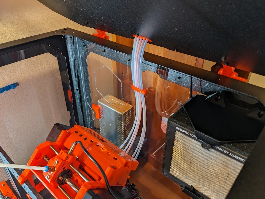 MMU2 tube feedthrough for prusa enclosure by Ben Shepperson | Download ...