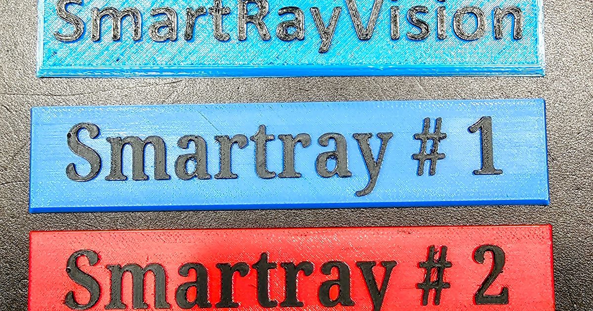 Smartray Labels by MacGruber | Download free STL model | Printables.com