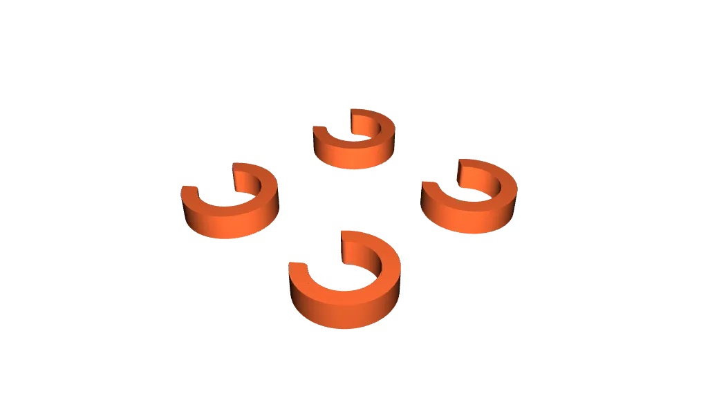 SCX24 or AX24 Shock Preload Spacers by Chris | Download free STL model ...