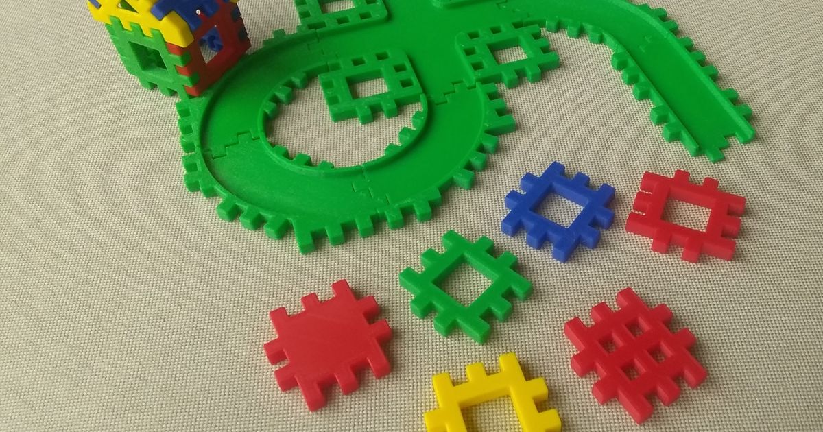 Mini Waffle Blocks by coffeemom | Download free STL model | Printables.com