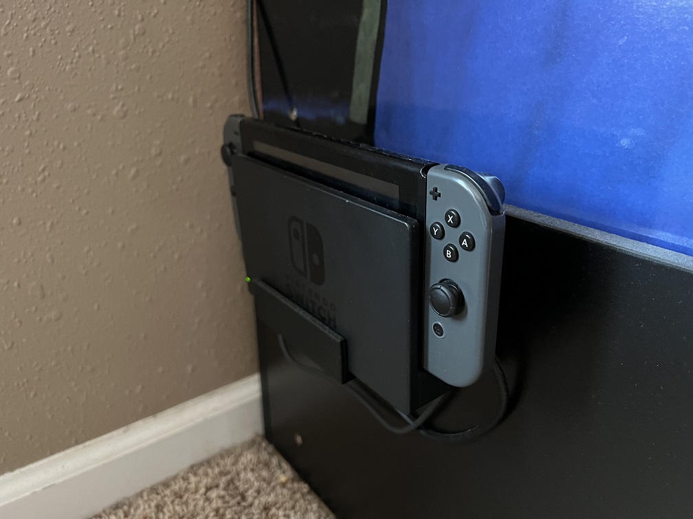 Nintendo Switch holder for Arcade1Up riser by mchenry | Download free ...