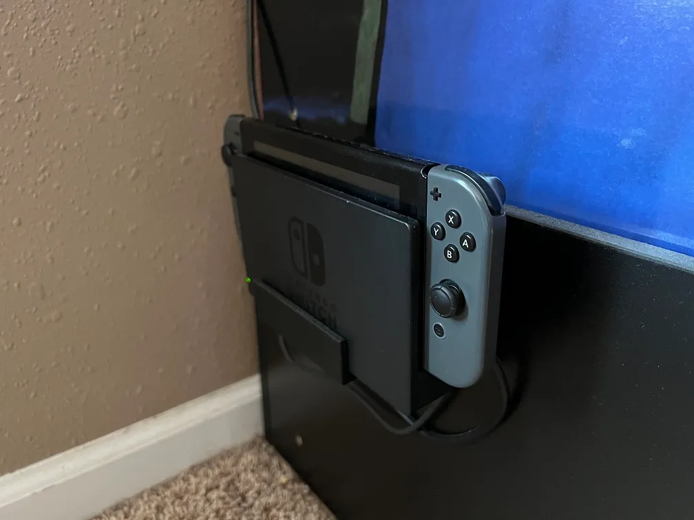 Nintendo Switch holder for Arcade1Up riser by mchenry | Download free ...