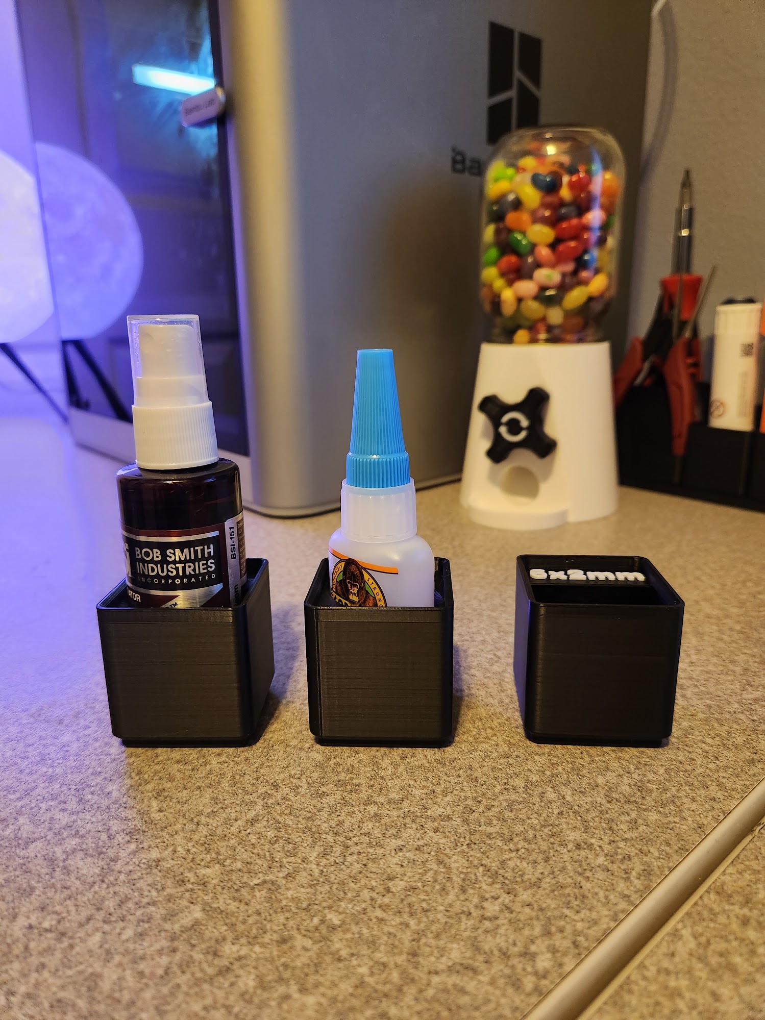 Gridfinity 1x1x1 Magnet Gluing Trio by Carl Belcher | Download free STL ...