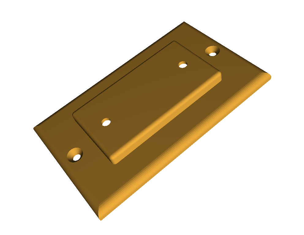 Tamper-resistant rocker light switch cover by Triple G Workshop ...