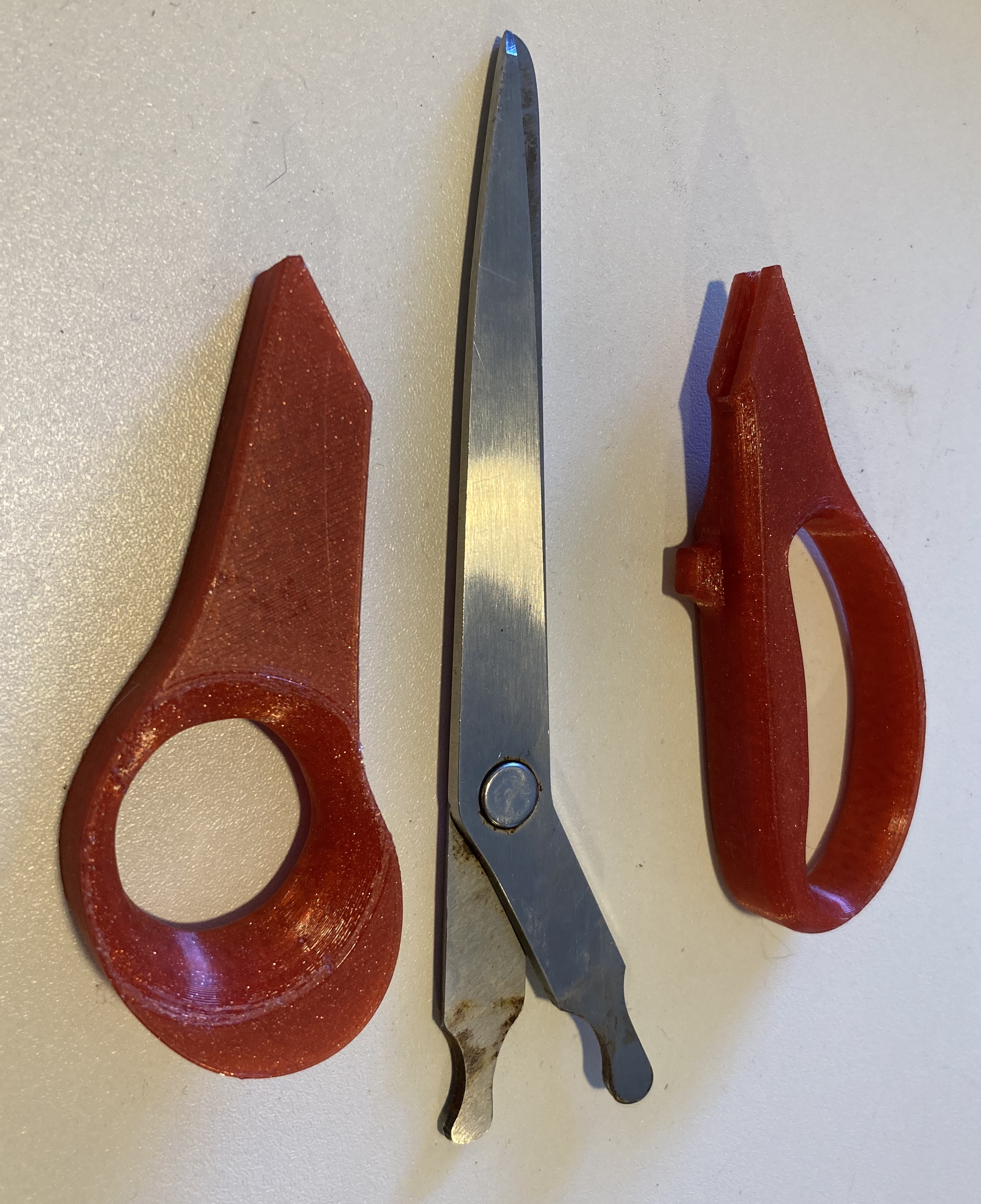 Scissors handles fiskars by jstjern | Download free STL model ...