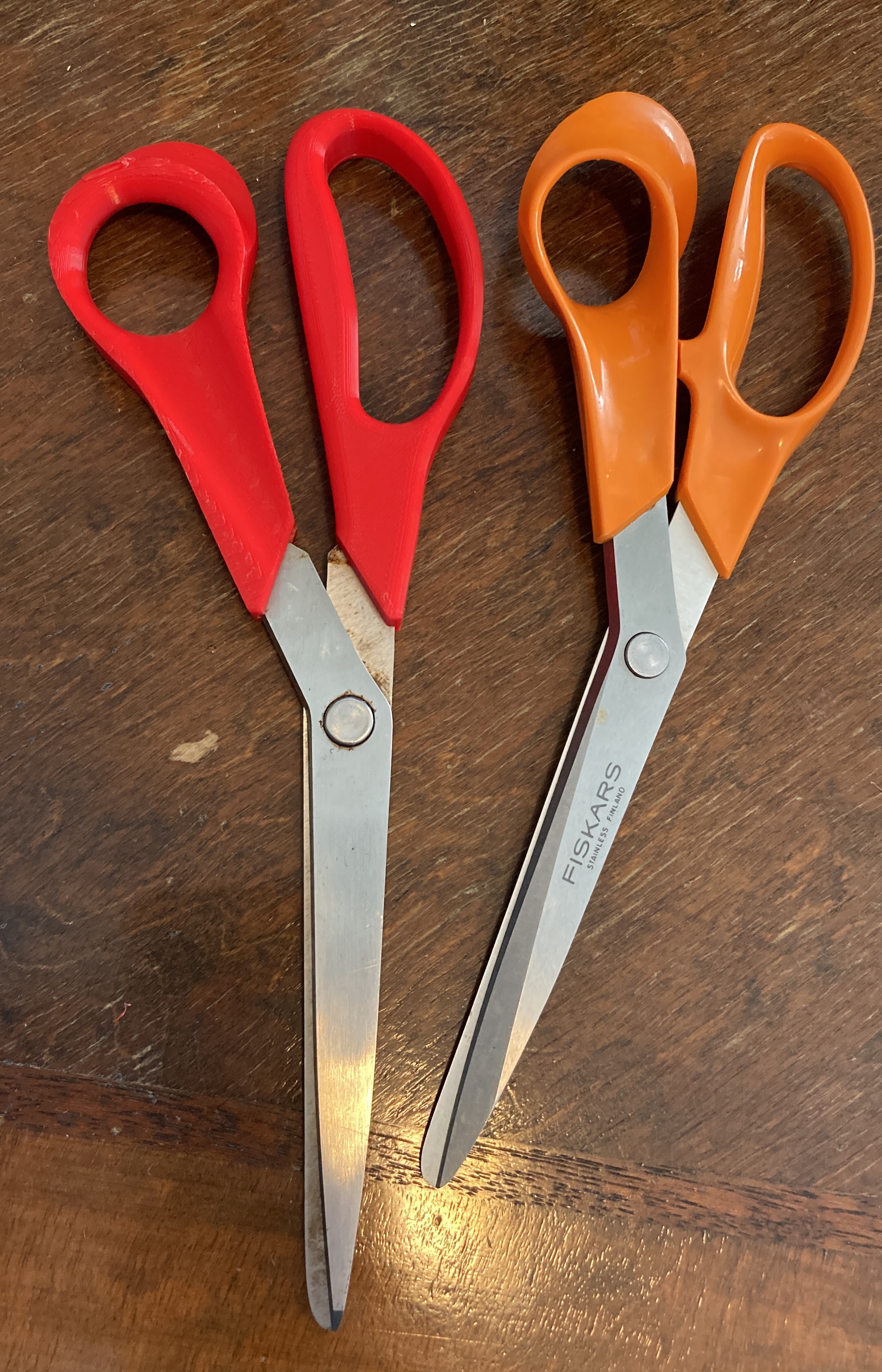 Scissors handles fiskars by jstjern | Download free STL model ...