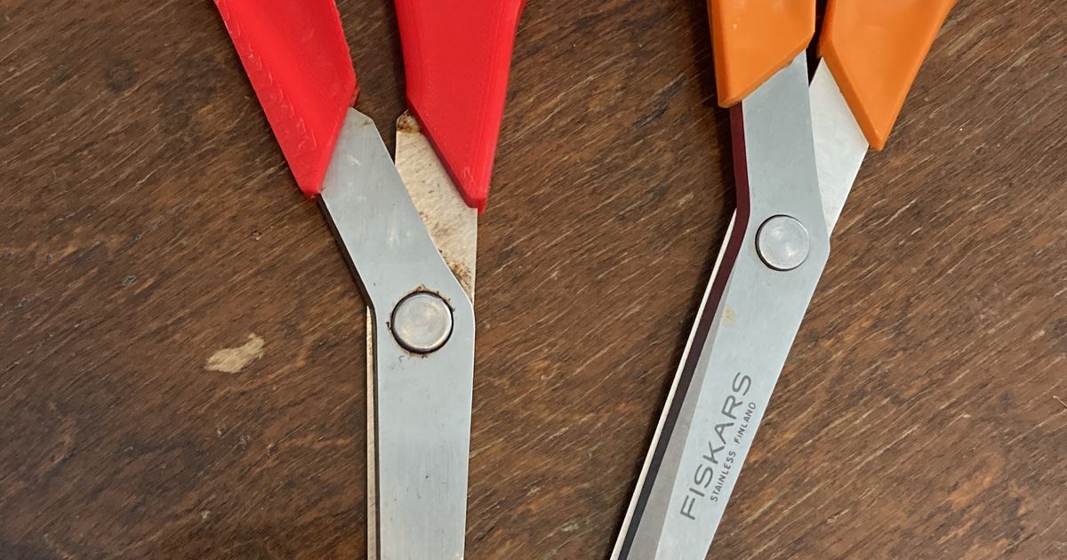 Scissors handles fiskars by jstjern | Download free STL model ...