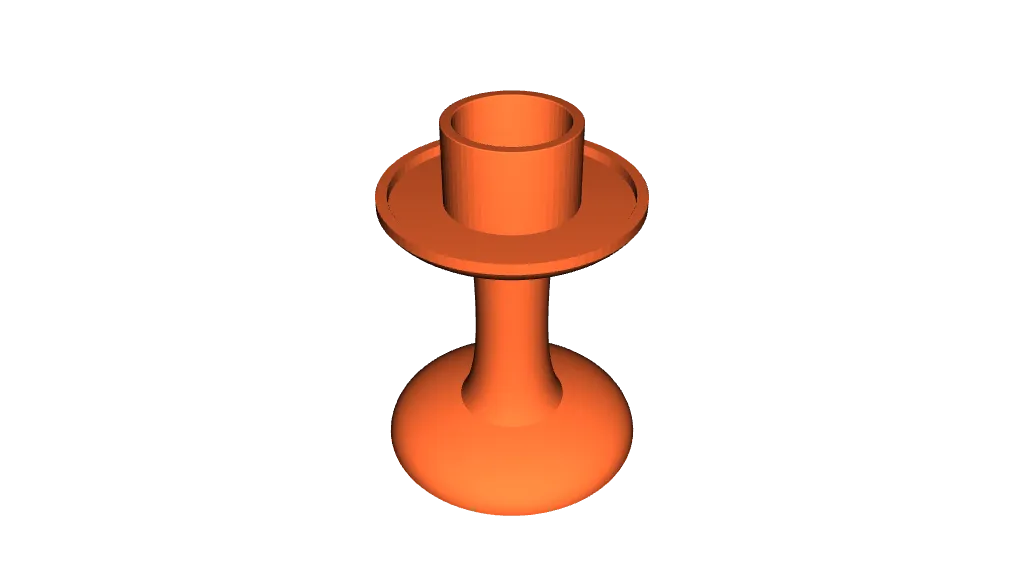 Simple candlestick by KristarDen | Download free STL model | Printables.com
