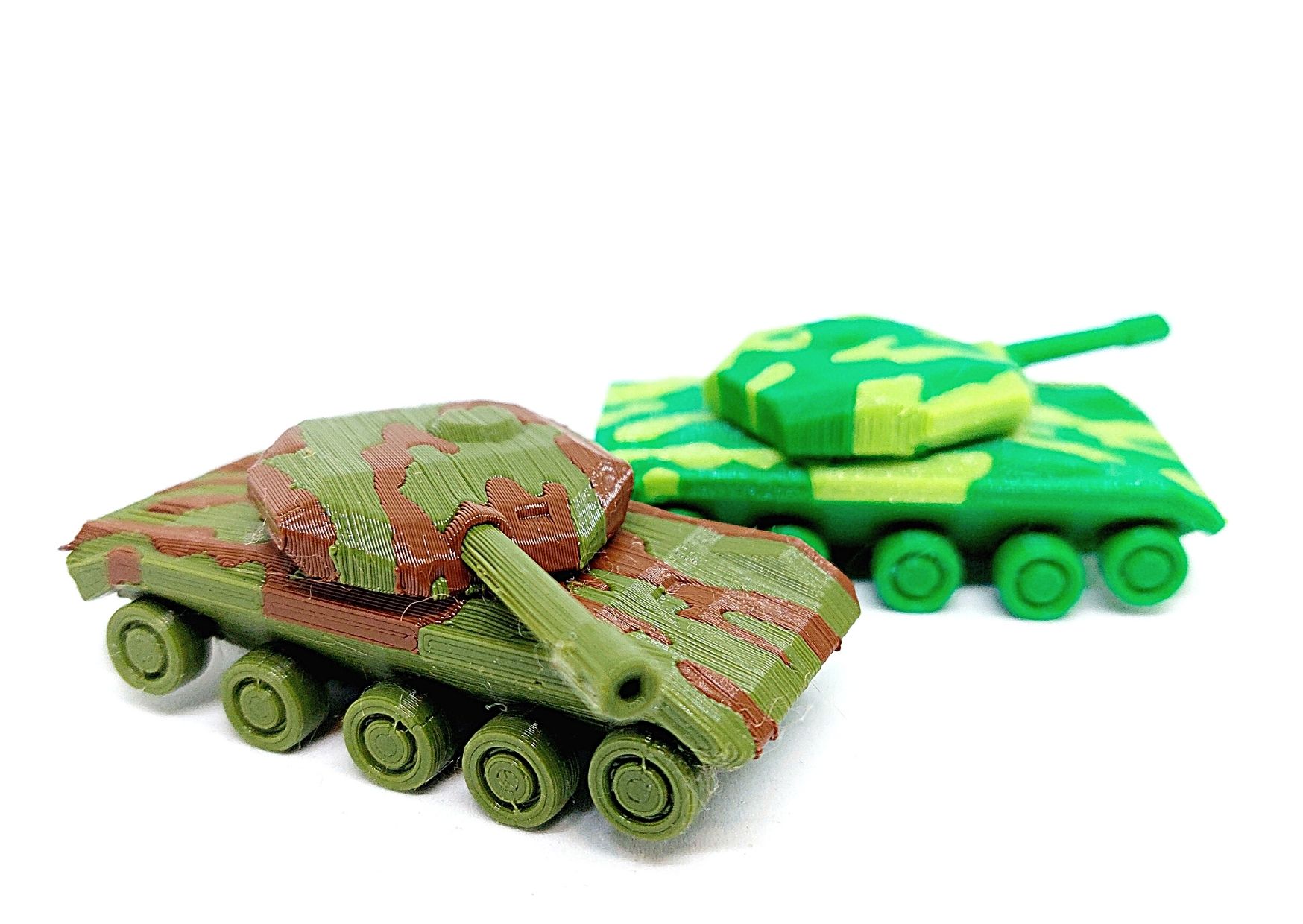 Multicolor tank toy - Print in Place by Waikikiprod | Download free STL ...