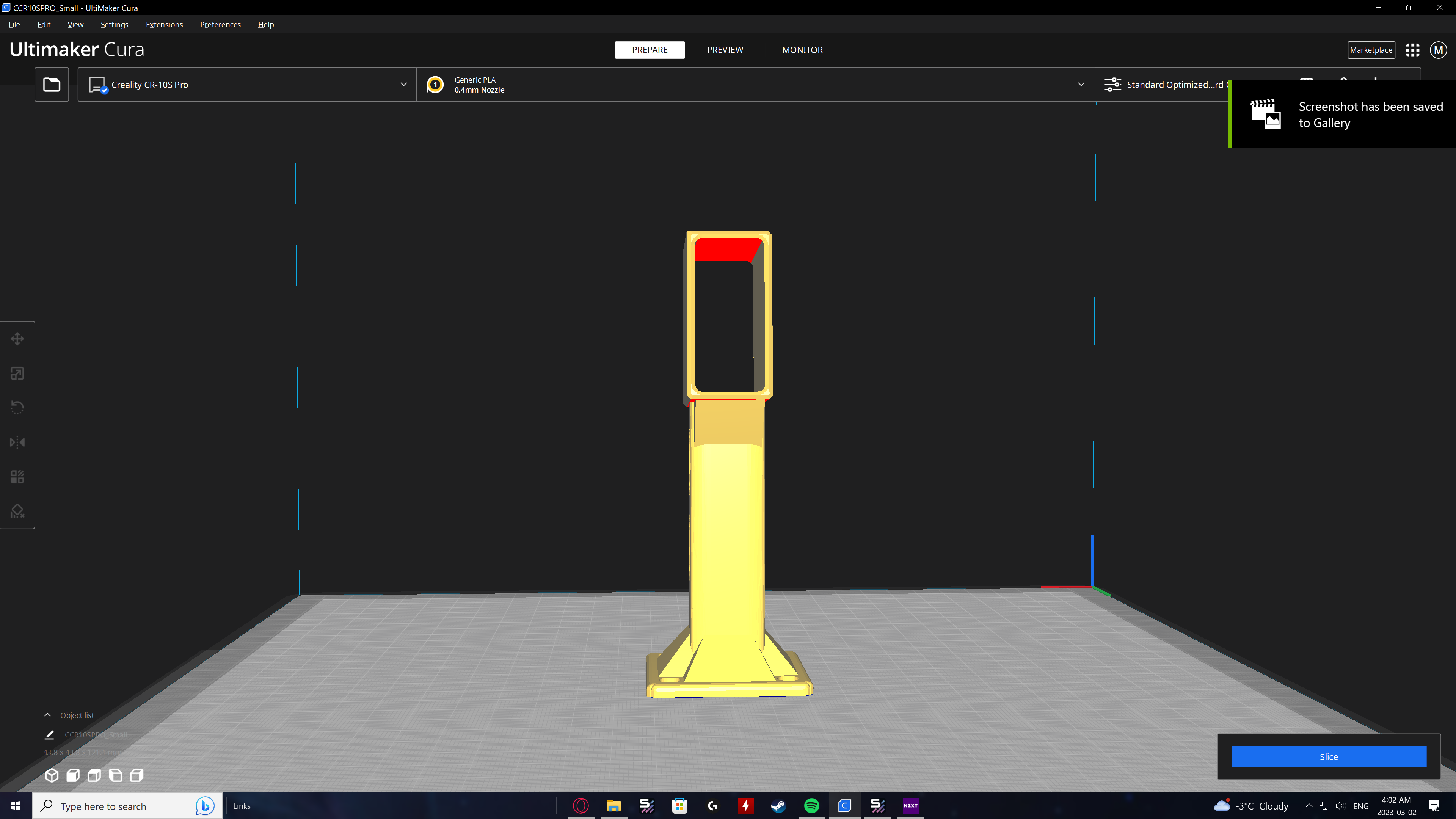 X-axis Logitech Stream Cam mount (Cr10s Pro) by MattB | Download free ...