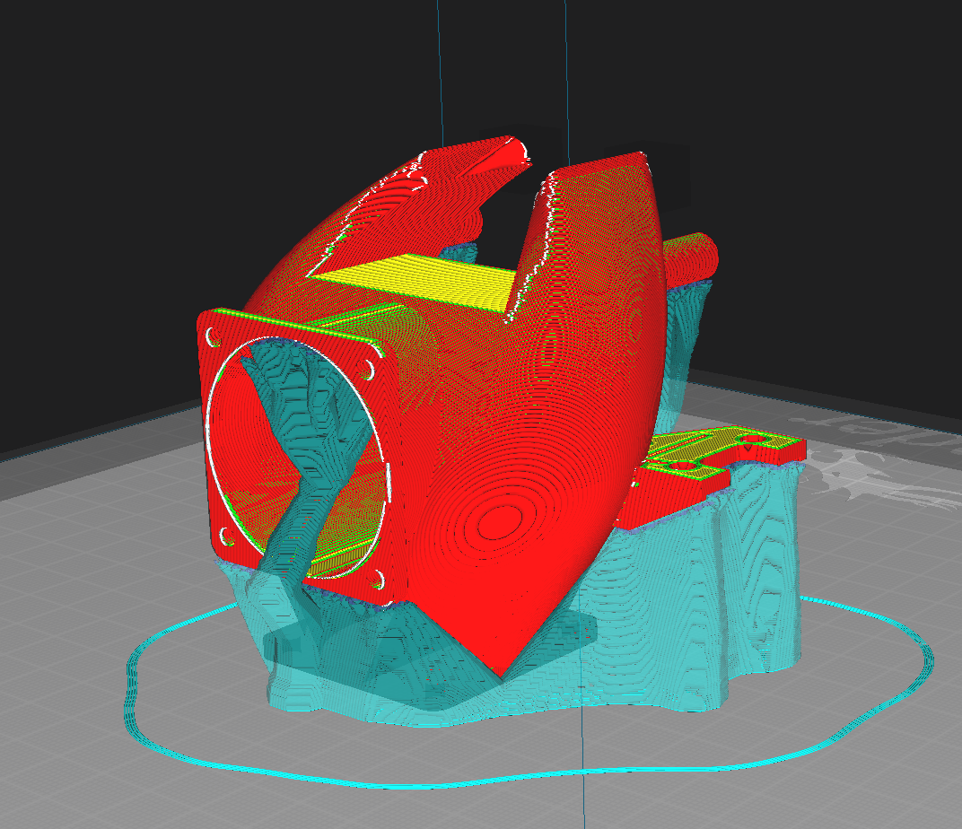 Ender 3 v2 Neo - Cooling Fan Duct 2x 4020 Fans (Noctua) by Wayan ...