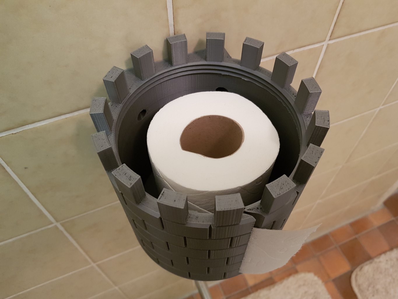 Toilet paper roll holder by Stefan | Download free STL model ...