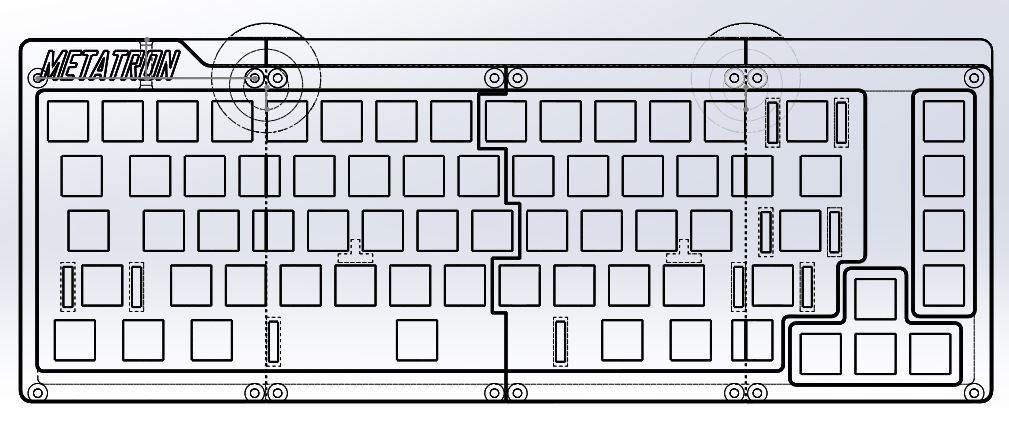Mechanical Keyboard- METATRON by RobotDoctor | Download free STL model ...