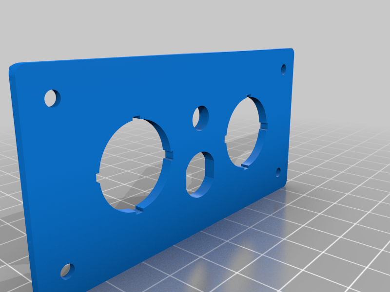 2x Switch-Plate for 20mm Switches by Ranseyer | Download free STL model ...