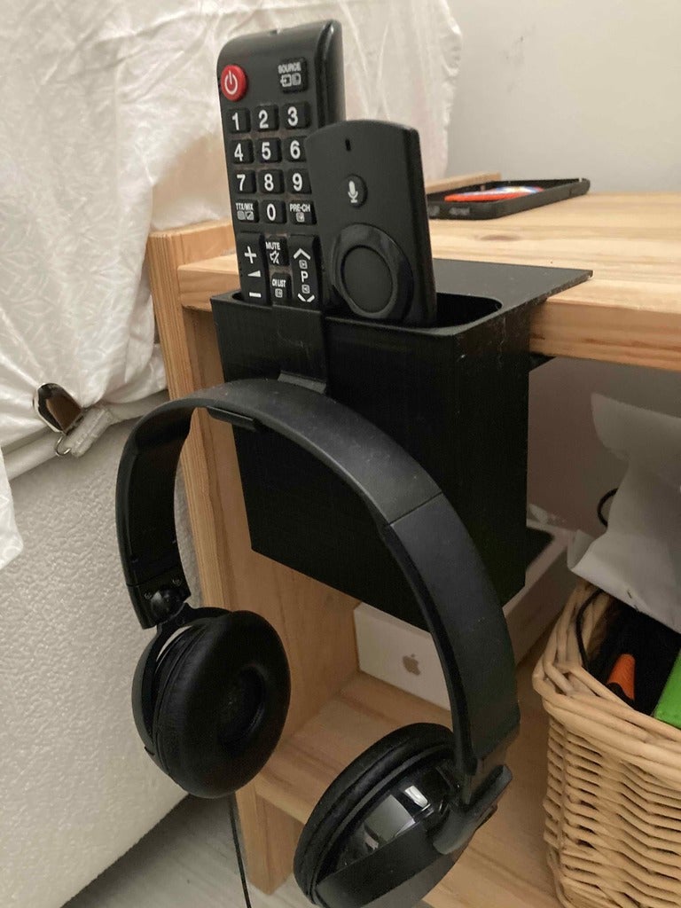 Bedside Remote Controls Hanger by Ofiros | Download free STL model ...