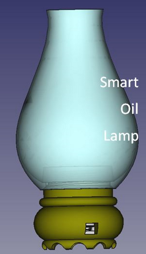 Smart Oil Lamp by ManelTo | Download free STL model | Printables.com