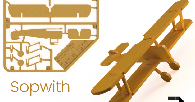 Sopwith Camel kit card Famous Planes by Zenlayne | Download free STL ...