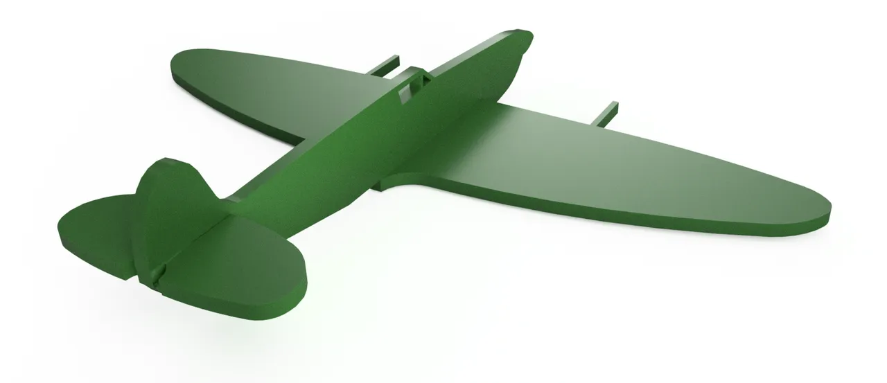 Spitfire kit card Famous Planes by Zenlayne | Download free STL model ...