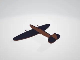 Spitfire kit card Famous Planes by Zenlayne | Download free STL model ...