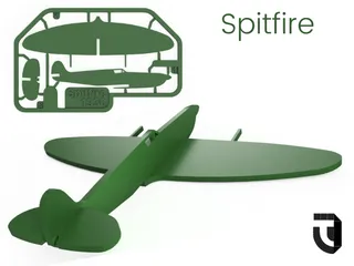 Spitfire kit card Famous Planes by Zenlayne | Download free STL model ...