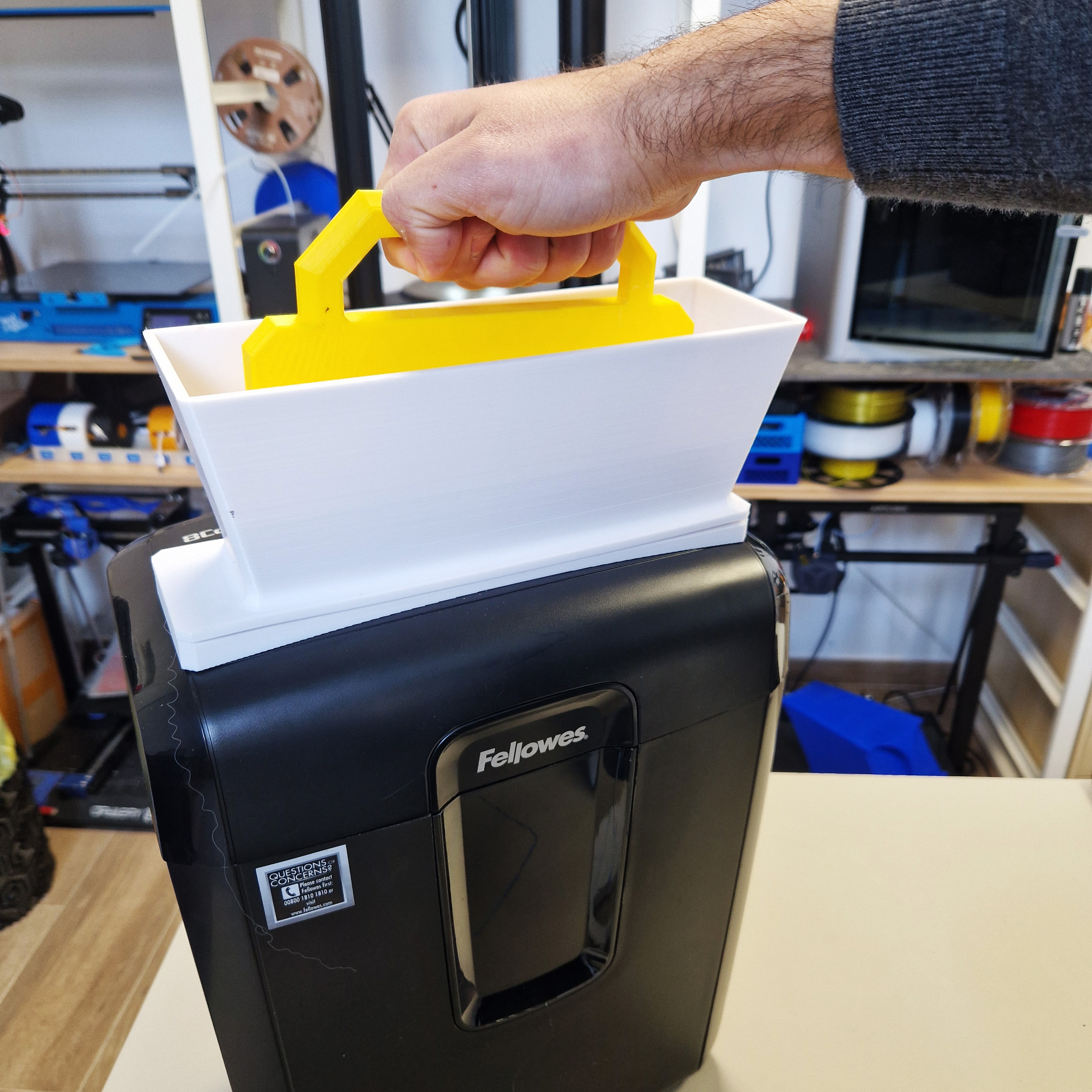 Trituradora de filamento | Plastic filament shredder machine by Control 3D | Download free STL ...