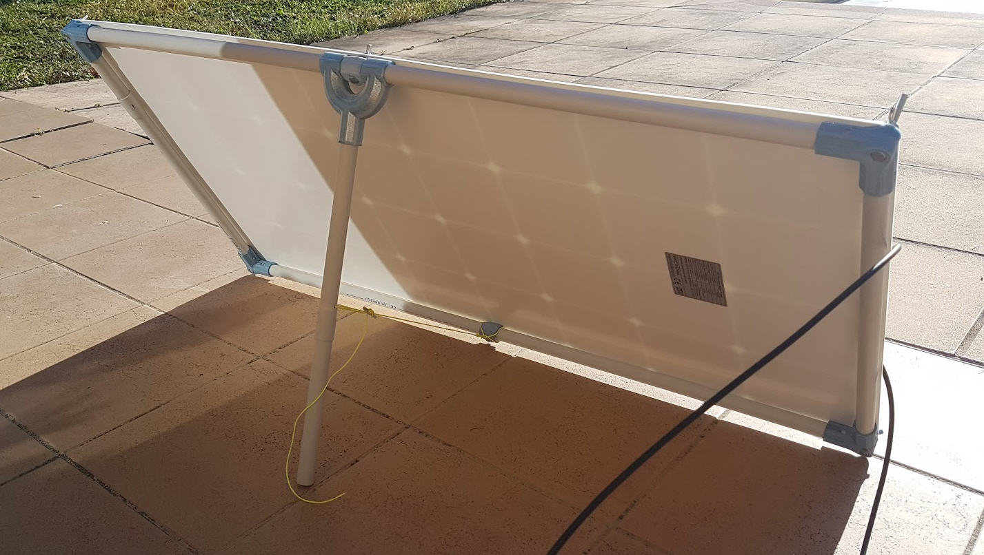 tilting frame for flexible 100W solar panel by freedom2000 | Download ...