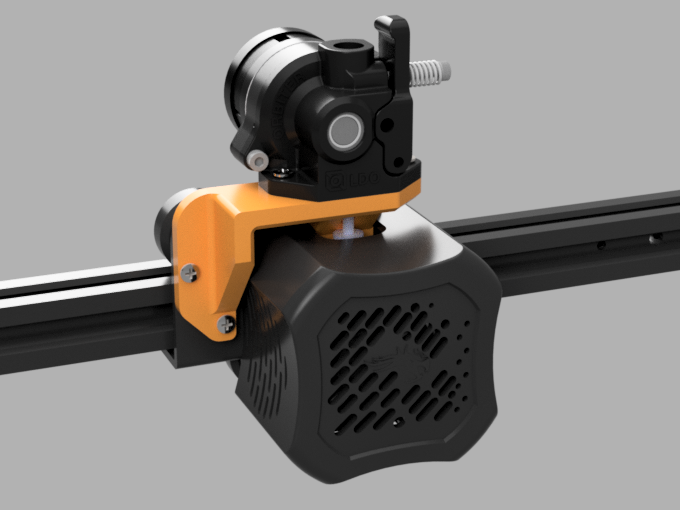 Orbiter V2 Mount for Ender3 V2 by KushagraK7 | Download free STL model ...
