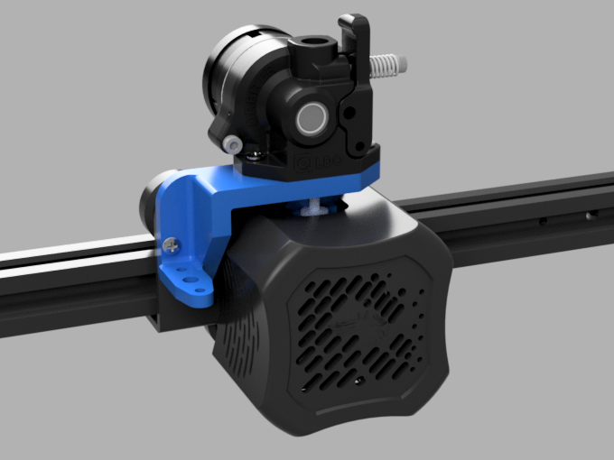 Orbiter V2 Mount for Ender3 V2 by KushagraK7 | Download free STL model | Printables.com