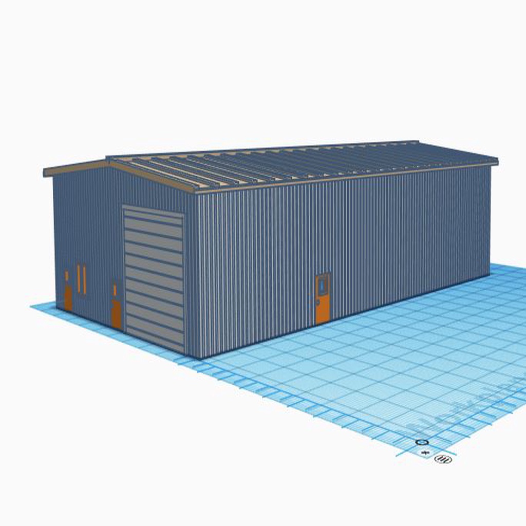 N Scale Small Warehouse (1:160) by pbechard | Download free STL model ...