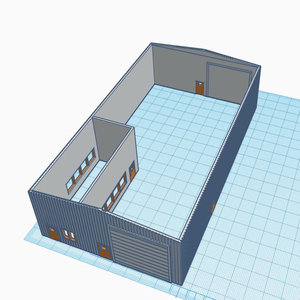 N Scale Small Warehouse (1:160) by pbechard | Download free STL model ...