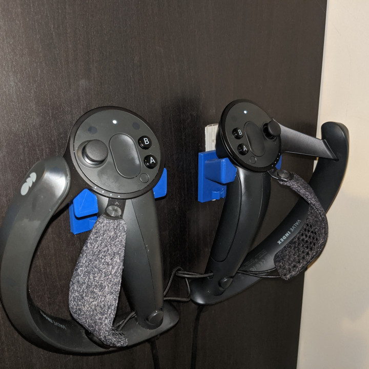 Valve Index Controller wall mount using Command Hooks w/USB holder por ...
