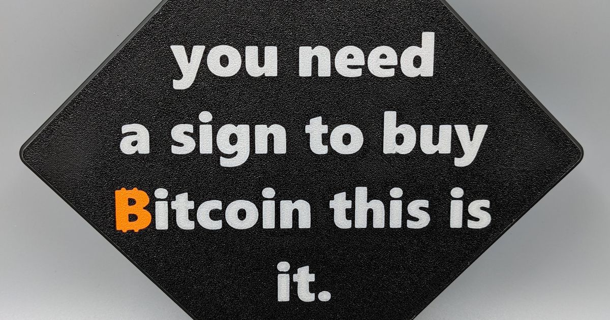 If you need a sign... by Go Brrr | Download free STL model | Printables.com