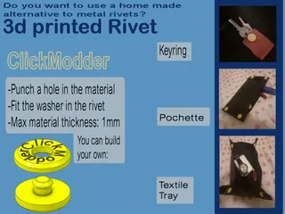 3d printed rivet by ClickModder | Download free STL model | Printables.com