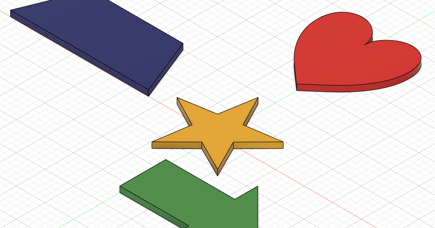 Trapez, Pfeil, Stern, Herz / trapeze, arrow, tail, heart by LinuTec ...