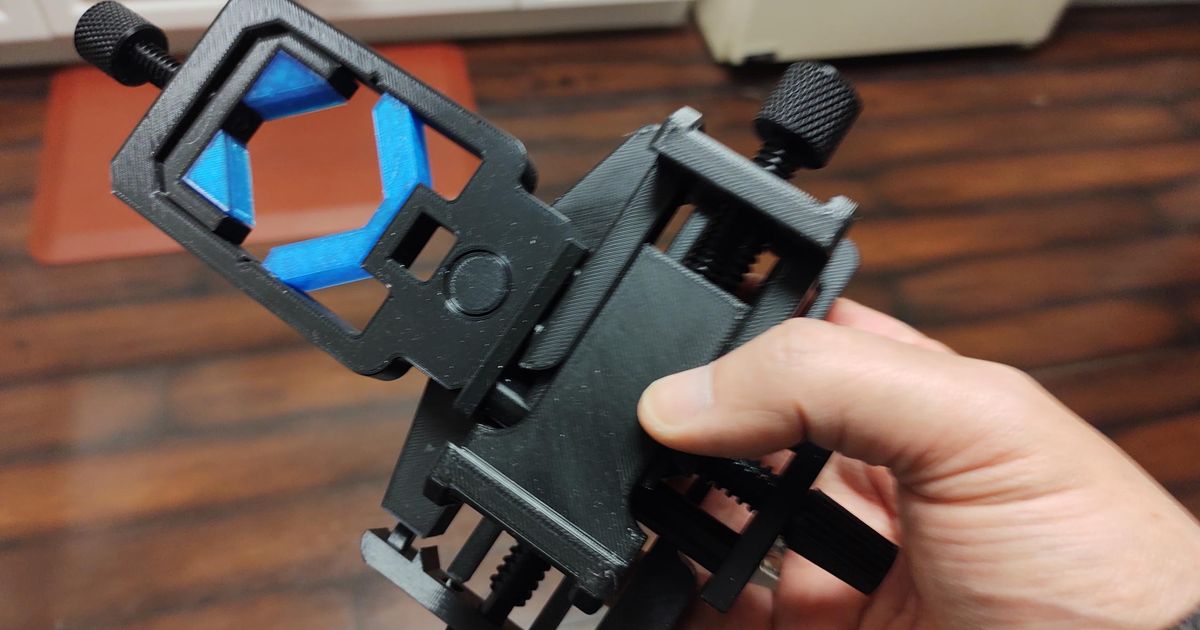 TPU Pads for Telescope to Phone Adapter (Over-Engineered) by Yves1024 ...