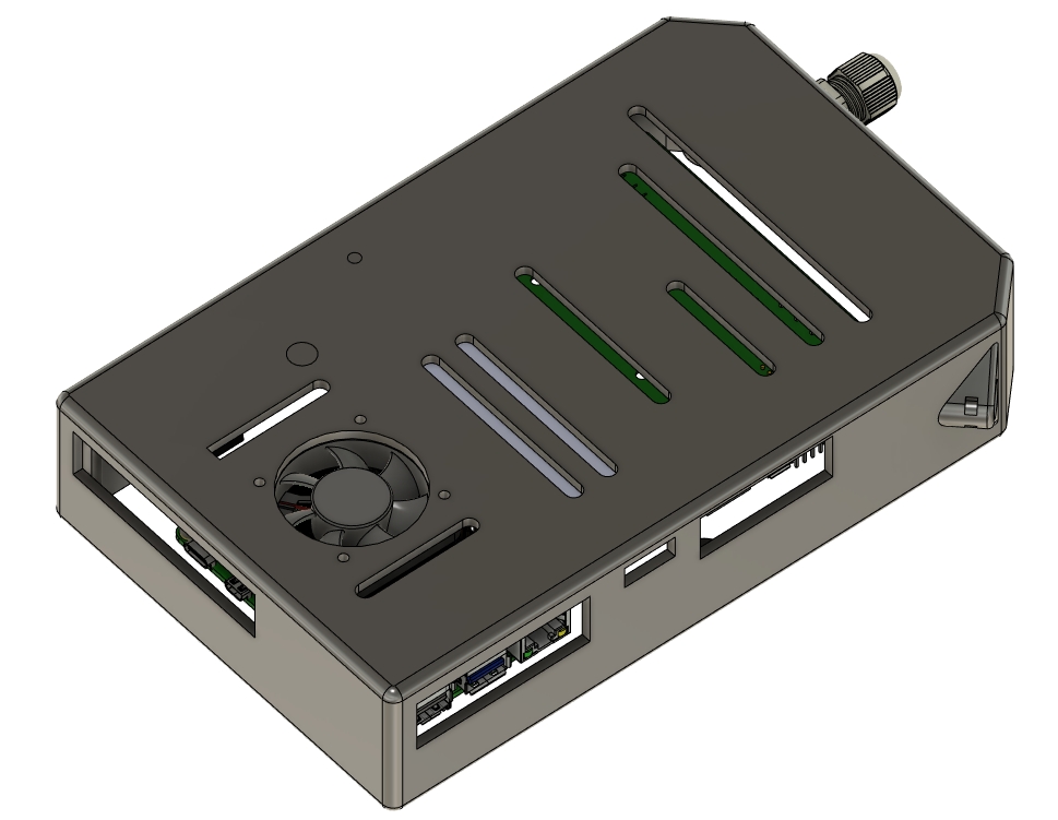 SKR Mini E3V3 - RPI - U2C - LM2596 Mainboard Case by 3dKaos | Download ...