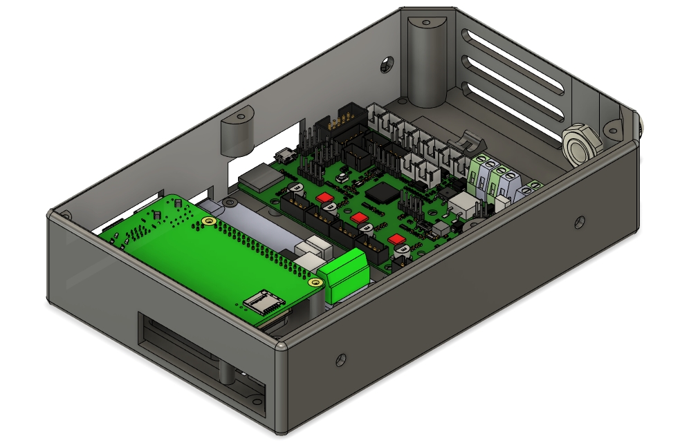SKR Mini E3V3 - RPI - U2C - LM2596 Mainboard Case by 3dKaos | Download ...
