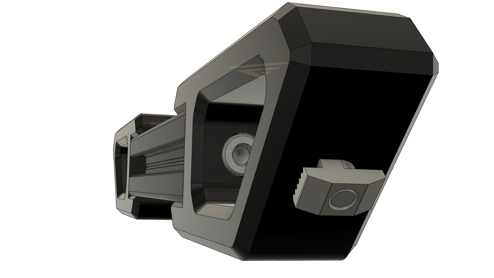 VZ-Bot Frame Brace with 2020 profile by Aldoale | Download free STL ...