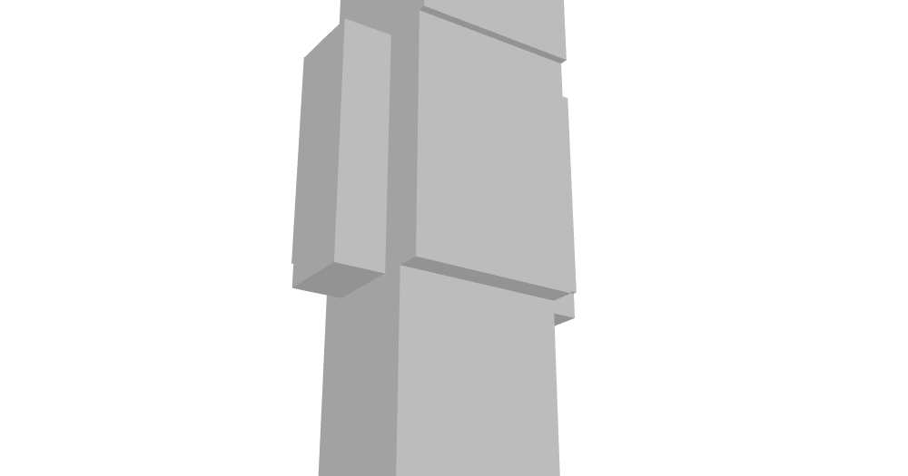 Blocky Person by SimplePrints | Download free STL model | Printables.com