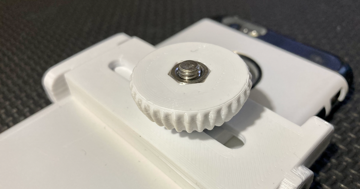 phone holder knob - remix by elcubano | Download free STL model ...