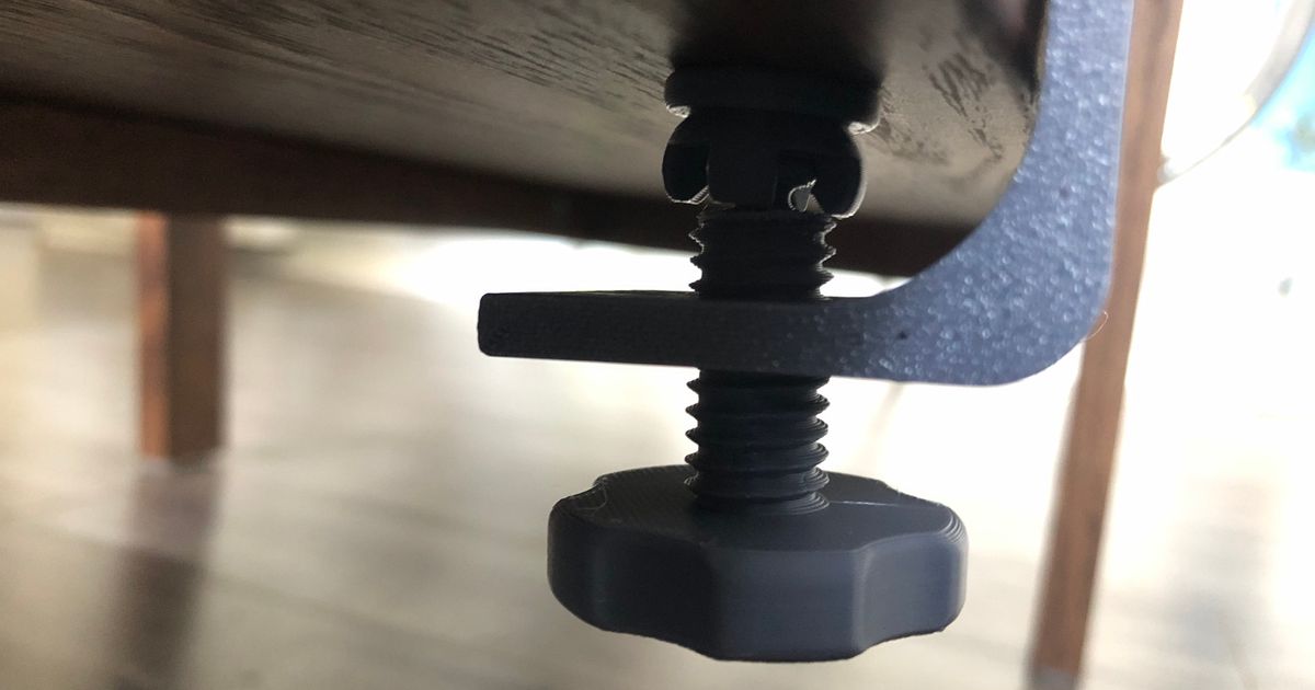 Stamp and Platform resized to fit a 15mm space left on C-Clamp ...