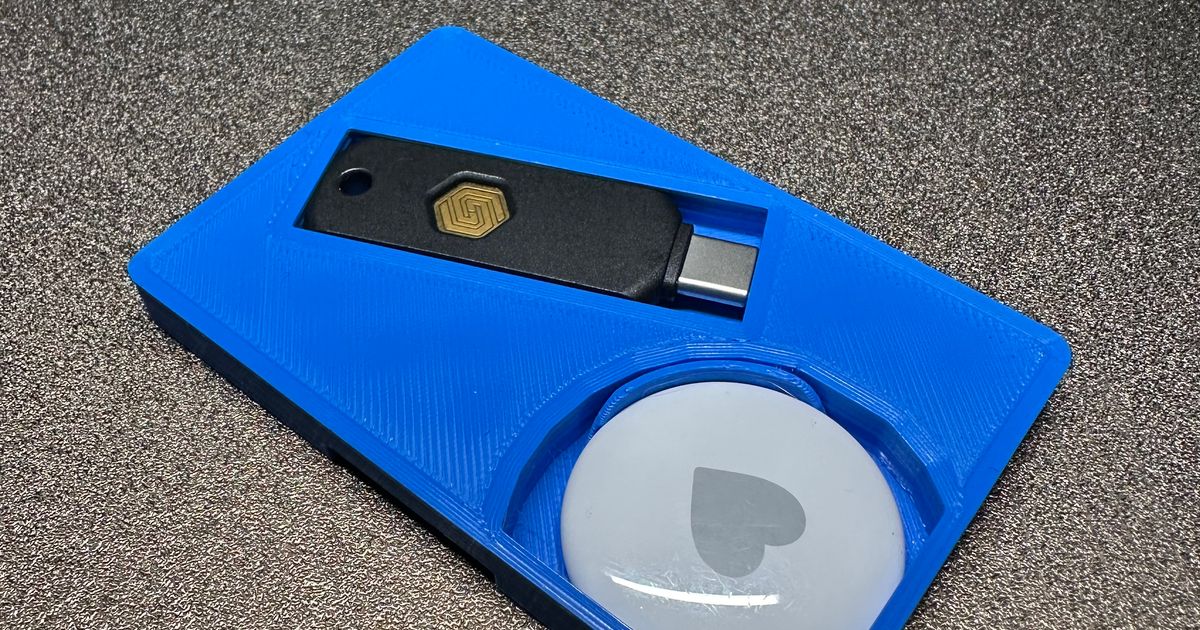 Wallet Air Tag and Security Key Holder by Jeremy Scharping | Download ...