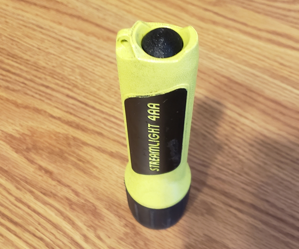 Streamlight 4AA Flashlight Button Cover & Nut by jmynheir | Download ...