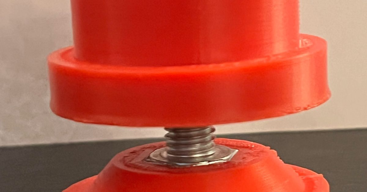 Leveling Foot for Table by EDACerton | Download free STL model ...