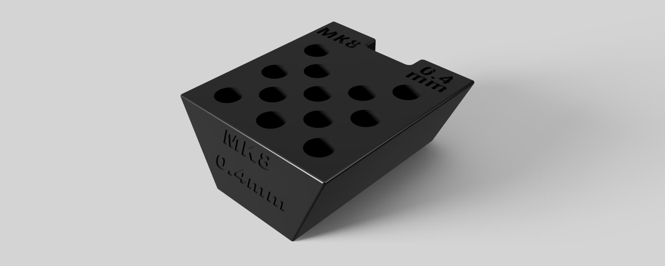Honeycomb Storage Wall Standard Box Insert 1 - 12x 0.4mm MK8 Nozzle ...