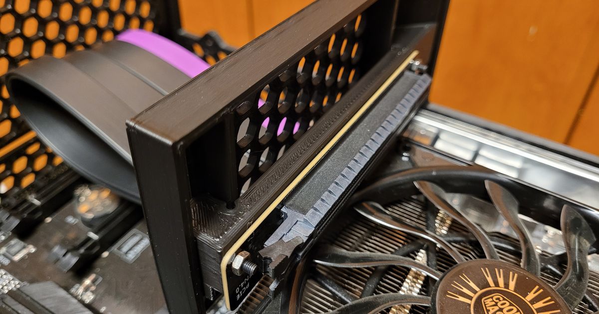 PCIe Riser Mounting for Ephyxis' Compact ATX Case by RagingRoosevelt ...