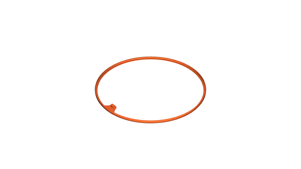 Customizable cardboard spool rings (with notches if you want) for AMS ...