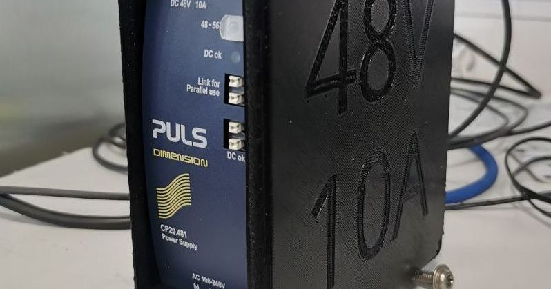 Housing for Puls Power Supply 48V 10A CP20.481 Enclosure Case by sternli27 | Download free STL ...