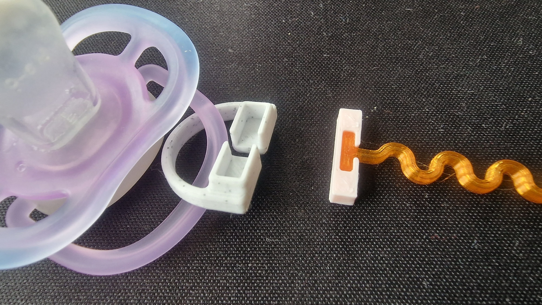 Baby pacifier clip strap by CTX | Download free STL model | Printables.com